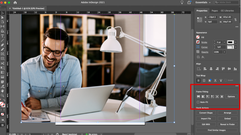 How to Resize Images in Adobe InDesign
