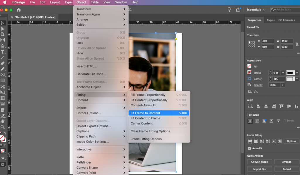 How to Resize Images in Adobe InDesign