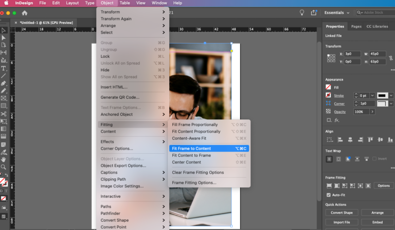 How to Resize Images in Adobe InDesign