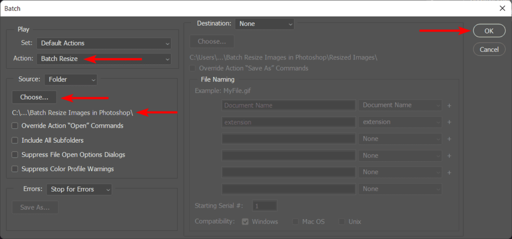 How To Batch Resize Images in Adobe Photoshop