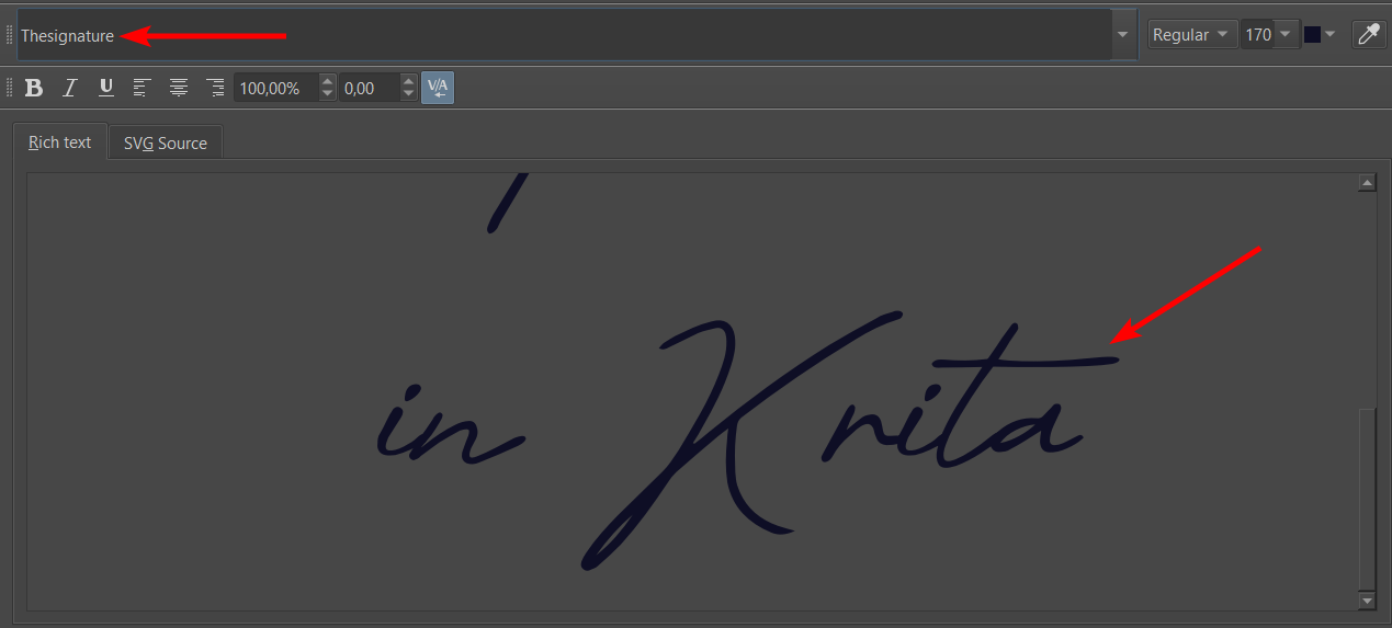 How To Change the Font in Krita
