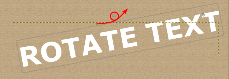 How to Rotate Text in GIMP - imagy