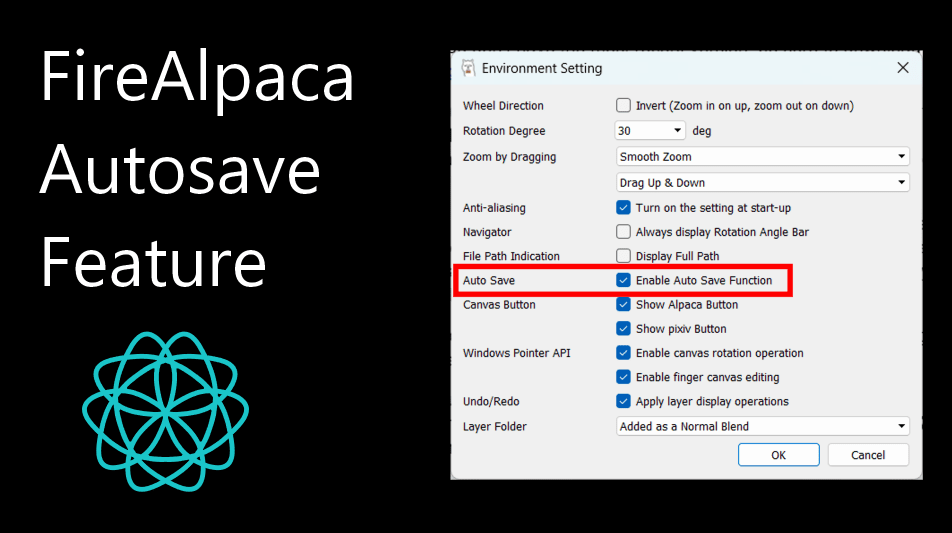 How Autosave works in FireAlpaca