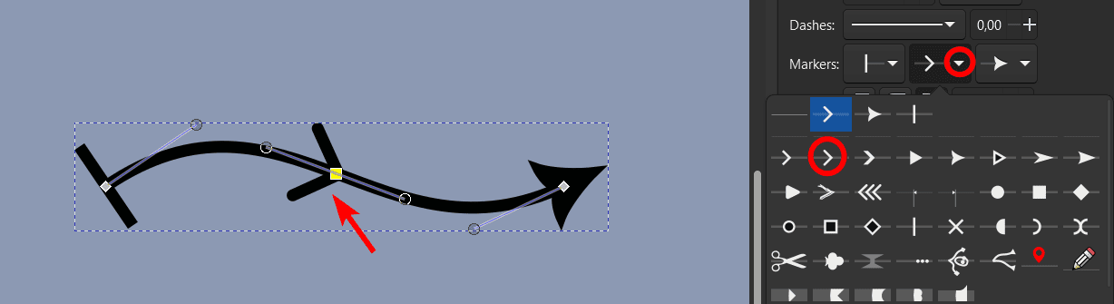 How to Draw an Arrow in Inkscape - imagy