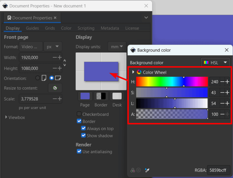 How to Set & Change the Background Color in Inkscape