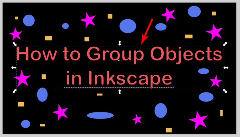 How to Group Objects in Inkscape - imagy