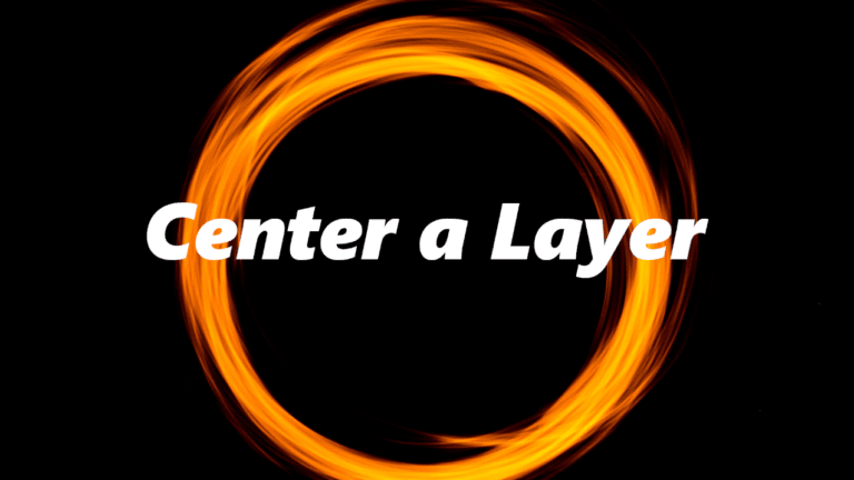 How to Center a Layer in GIMP - imagy