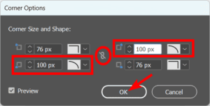 How to Round Corners in Adobe InDesign - imagy