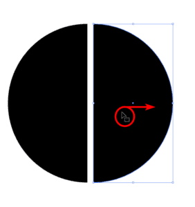 How to Cut a Shape in Half in Adobe Illustrator - imagy