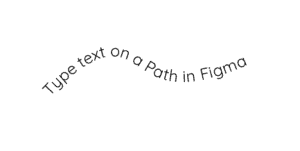 How to Type on a Path in Figma - imagy