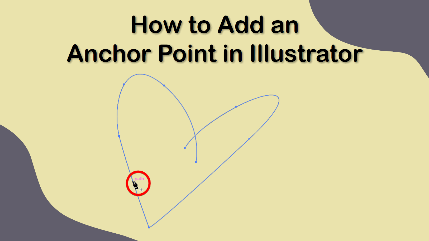 How to Add an Anchor Point in Illustrator - imagy