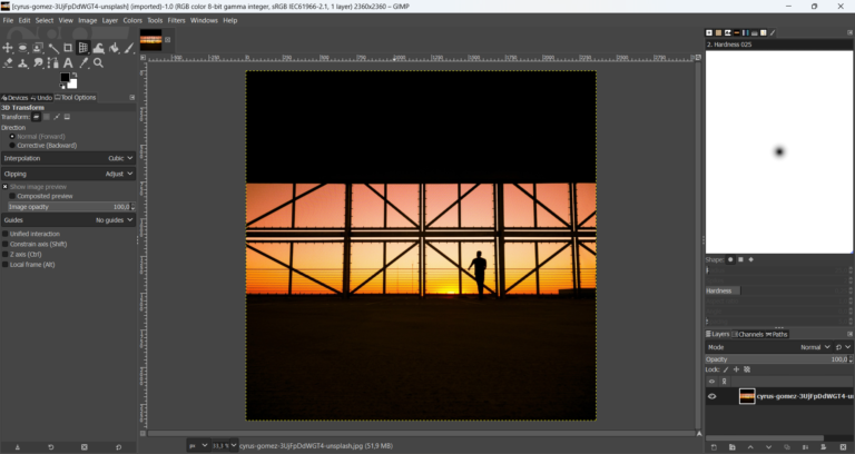 How to Get Gimp Toolbars Back - imagy